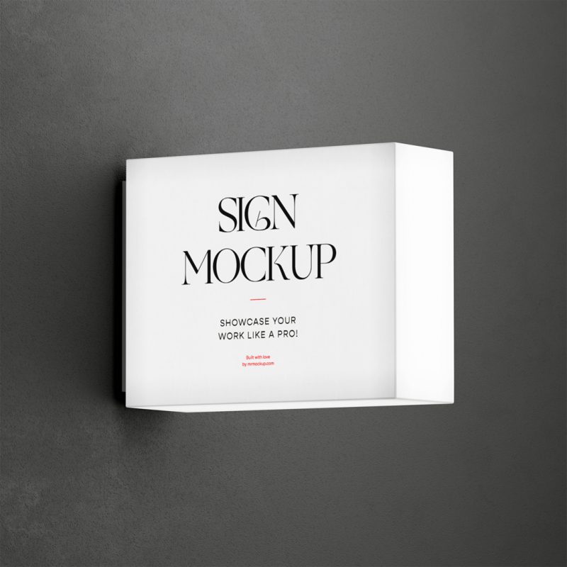 Free Sign Mockups — Mr.Mockup | Graphic Design Freebies