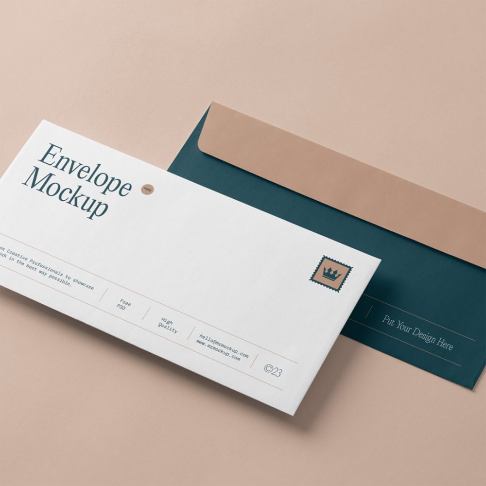 Free Envelope Mockups — Mr.Mockup | Graphic Design Freebies