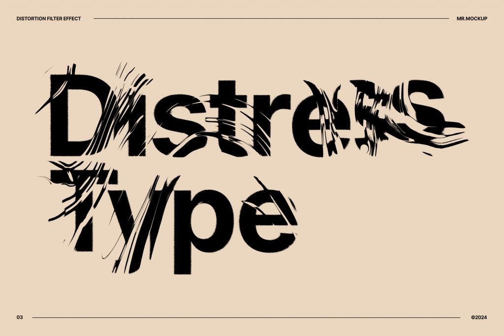 Distortion Filter Effect — Mr.Mockup PSD Mockups & Freebie