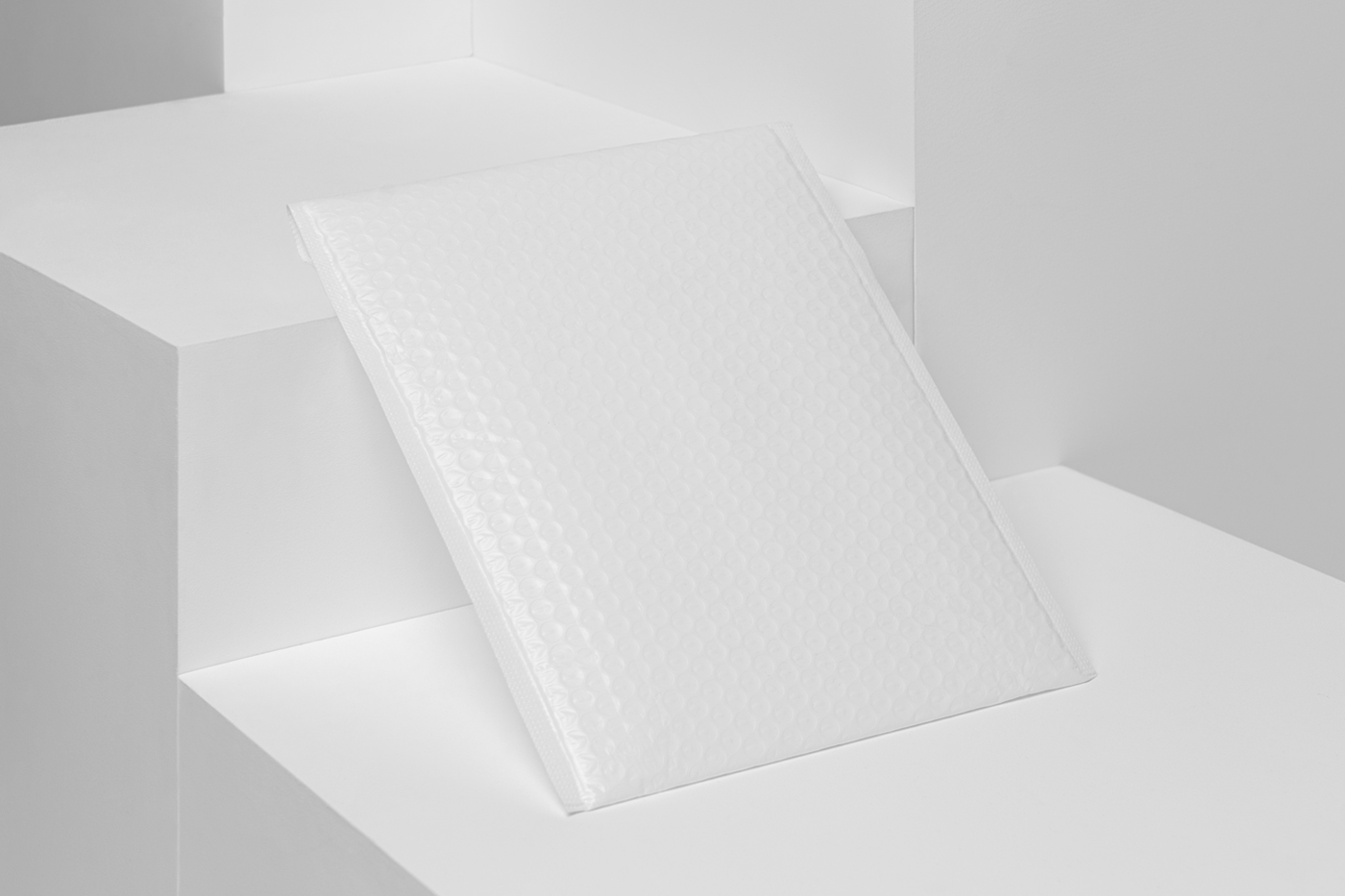 Free Bubble Envelop on Boxes Mockup — Mr.Mockup
