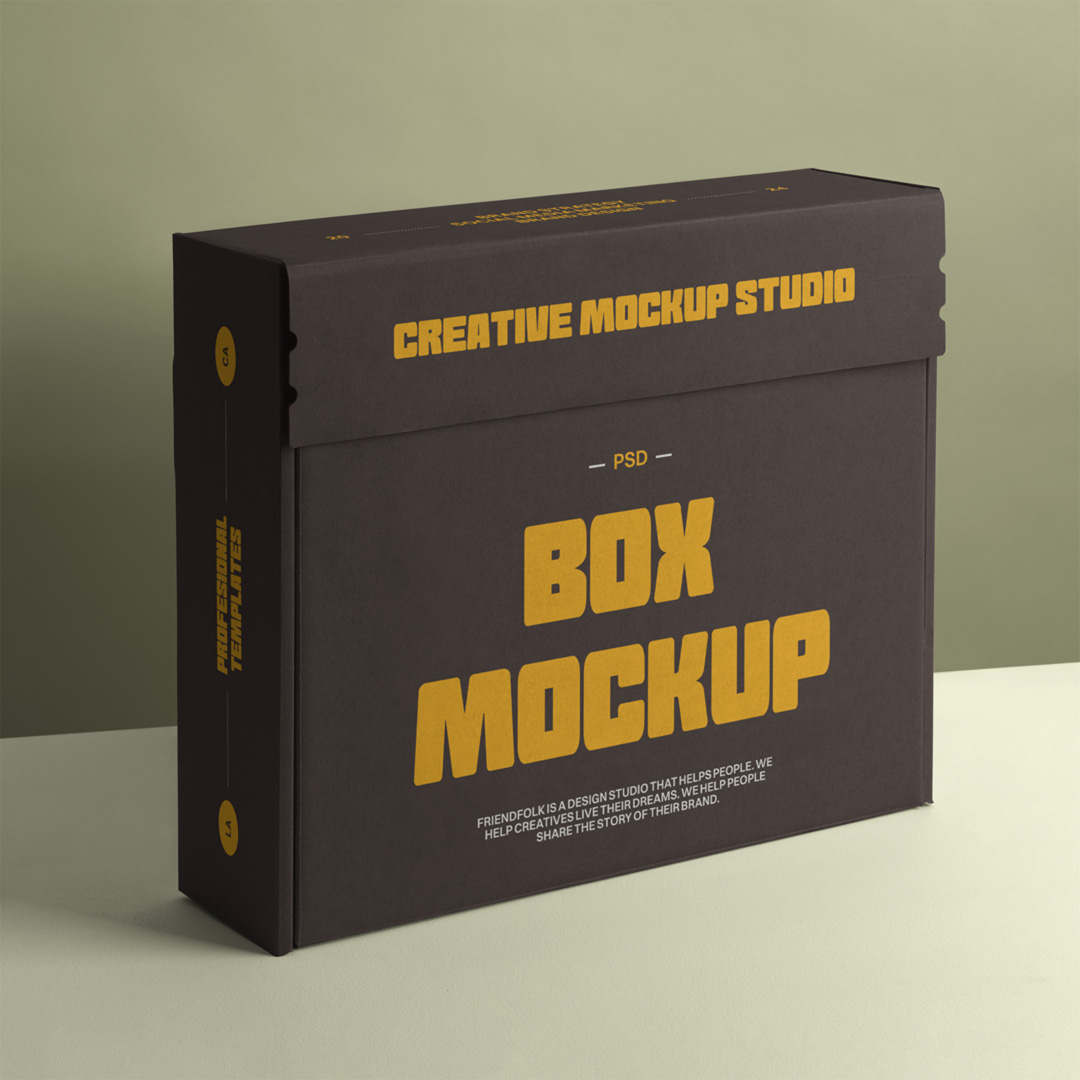 Free Box Mockups — Mr.Mockup | Graphic Design Freebies