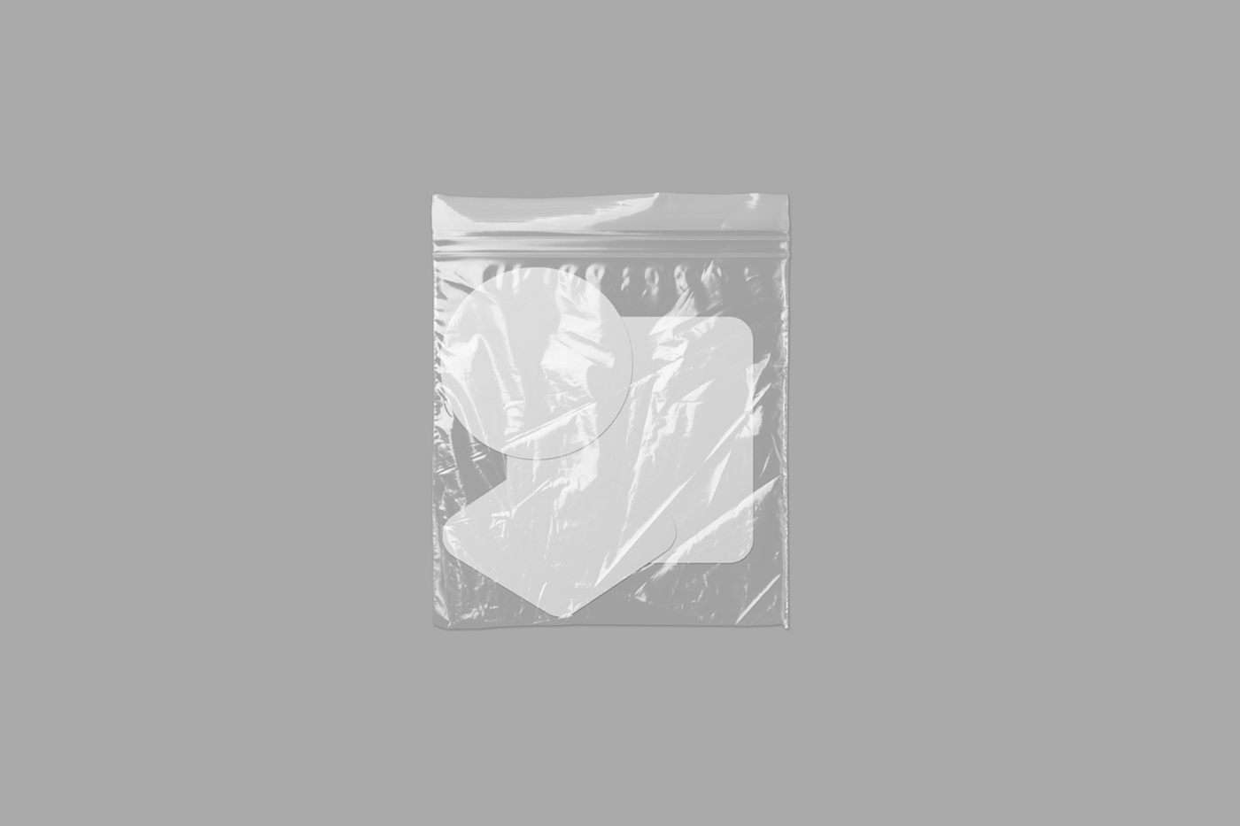 Free Foil with Three Sticker Mockup — Mr.Mockup