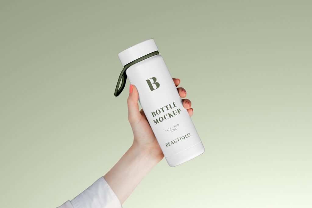Free Plastic Bottle Mockup — Mr.Mockup