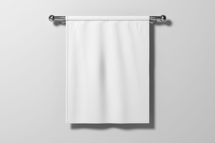Free Rectangle Pennant Flag Mockup — Mr.Mockup