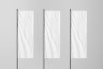 Free Vertical Flag Mockup — Mr.Mockup