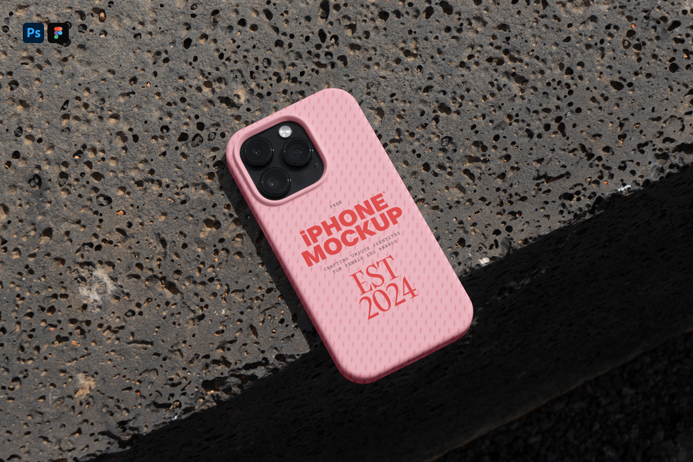 Free iPhone Case Mockup — Mr.Mockup