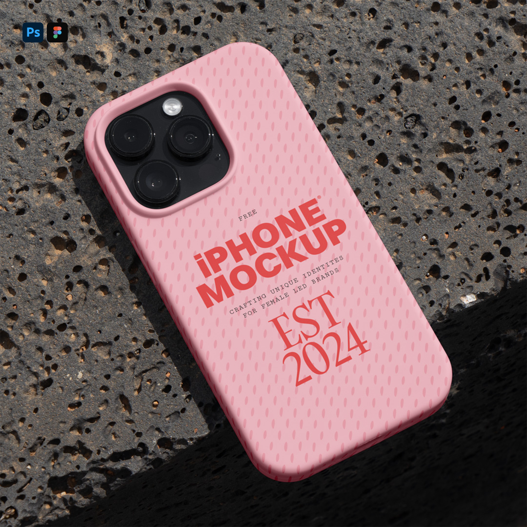 Free iPhone Case Mockup — Mr.Mockup