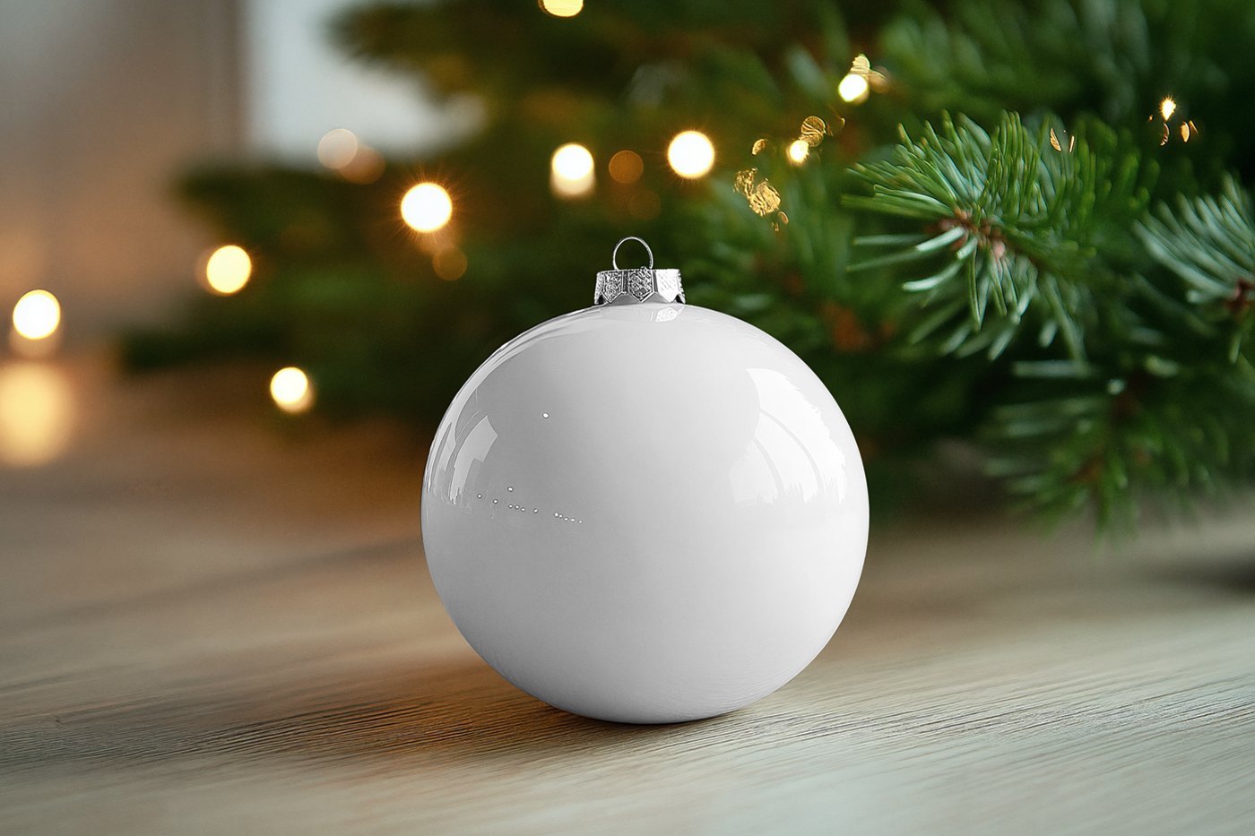 Free Christmas Bouble and Wrapping Paper Mockups — Mr.Mockup