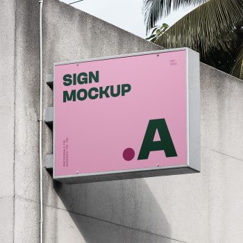 Free Signage Mockups — Mr.Mockup | Graphic Design Freebies