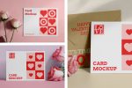 Free Valentines Card Set Mockups — Mr.Mockup