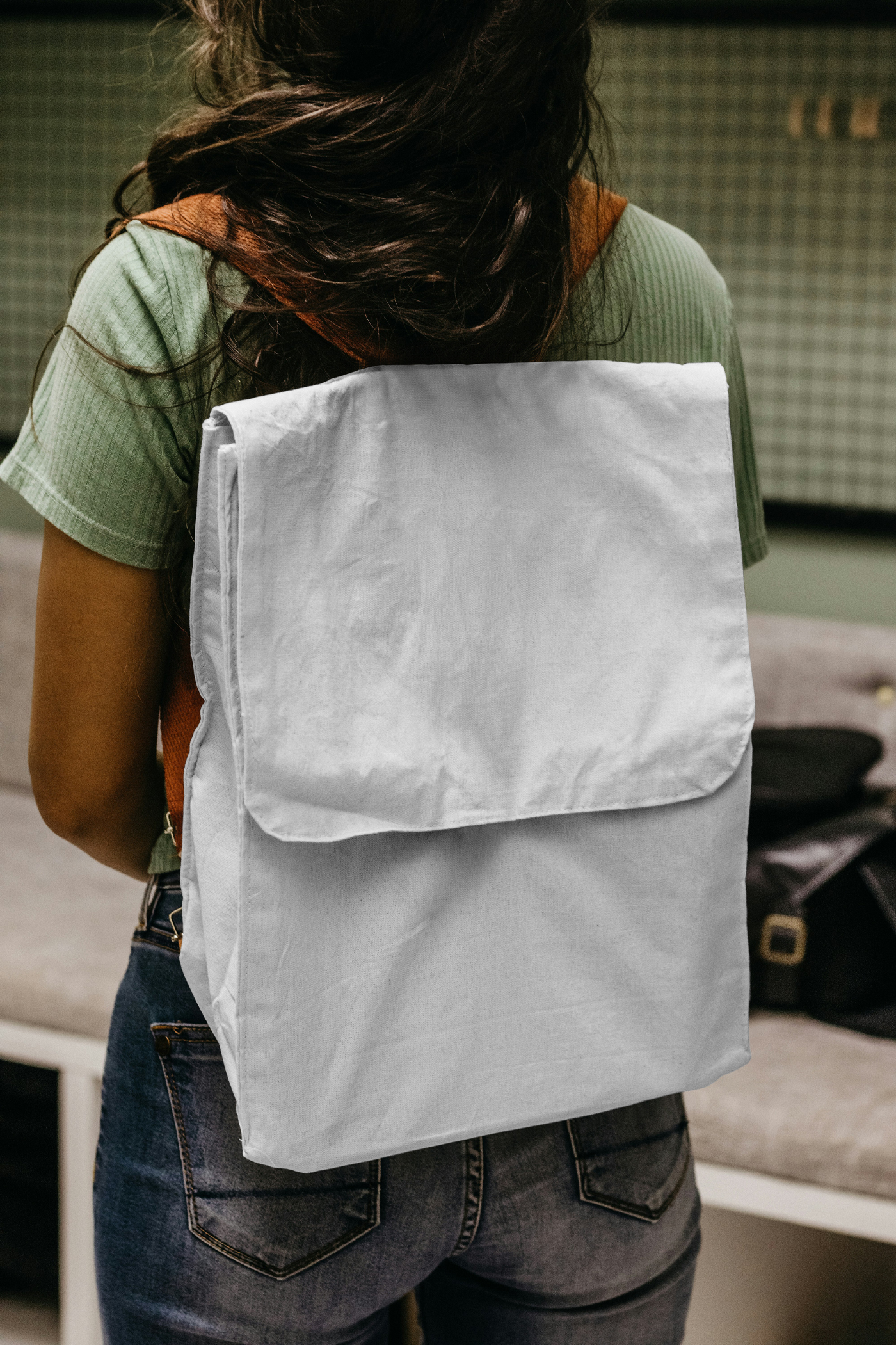 Free Canvas Backpack Mockup — Mr.Mockup