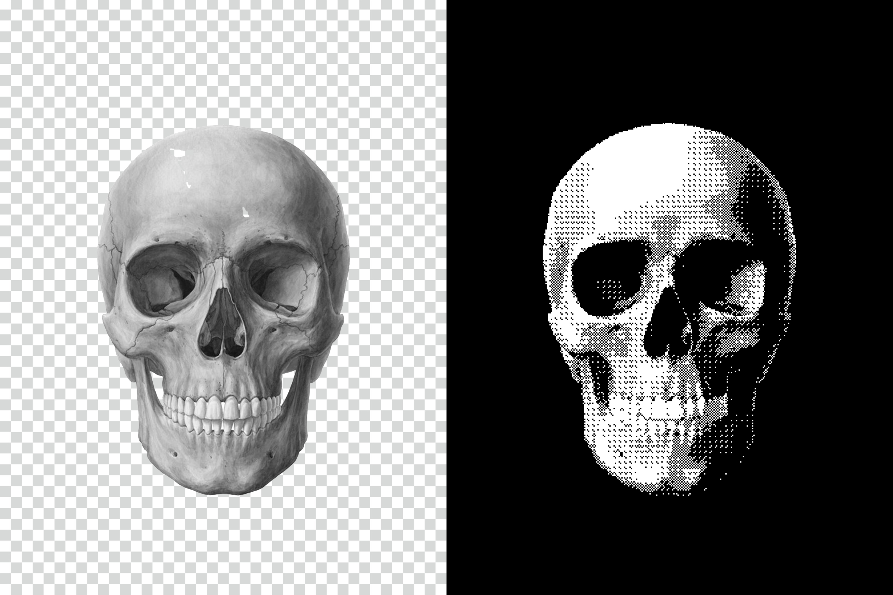 Dithering Bitmap Effect — Mr.Mockup PSD Mockups & Freebie