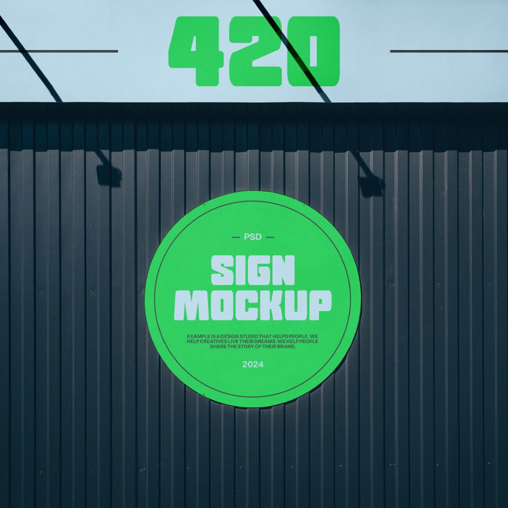 Free Signage Mockups — Mr.Mockup | Graphic Design Freebies