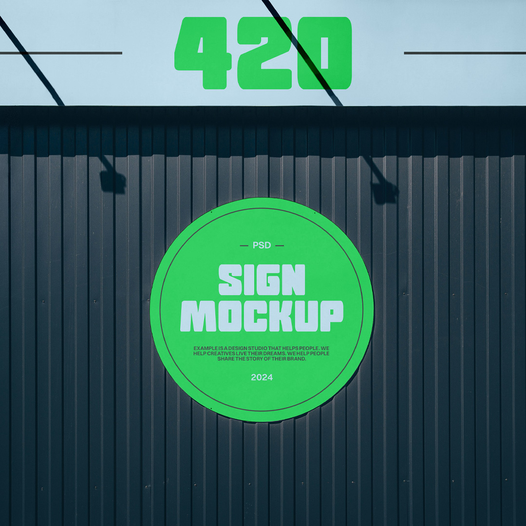 Free Signage Mockups — Mr.Mockup | Graphic Design Freebies