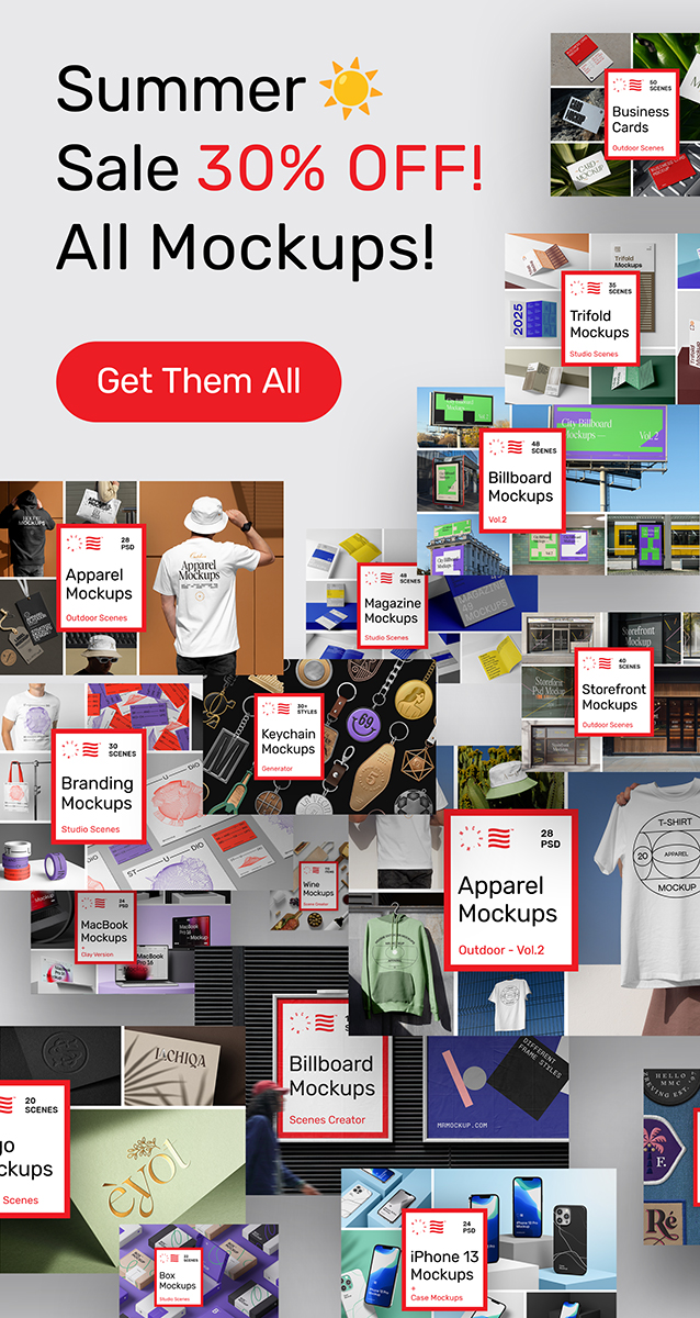 Free Front view Window Mockup — Mr.Mockup