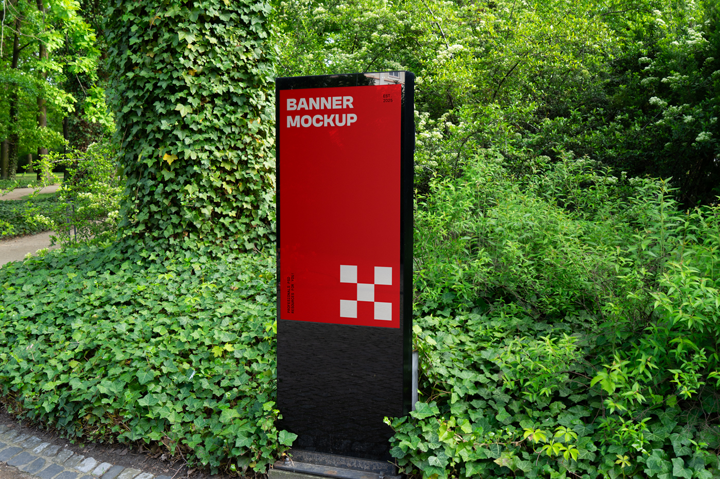 Free Outdoor Digital Mockup — Mr.Mockup