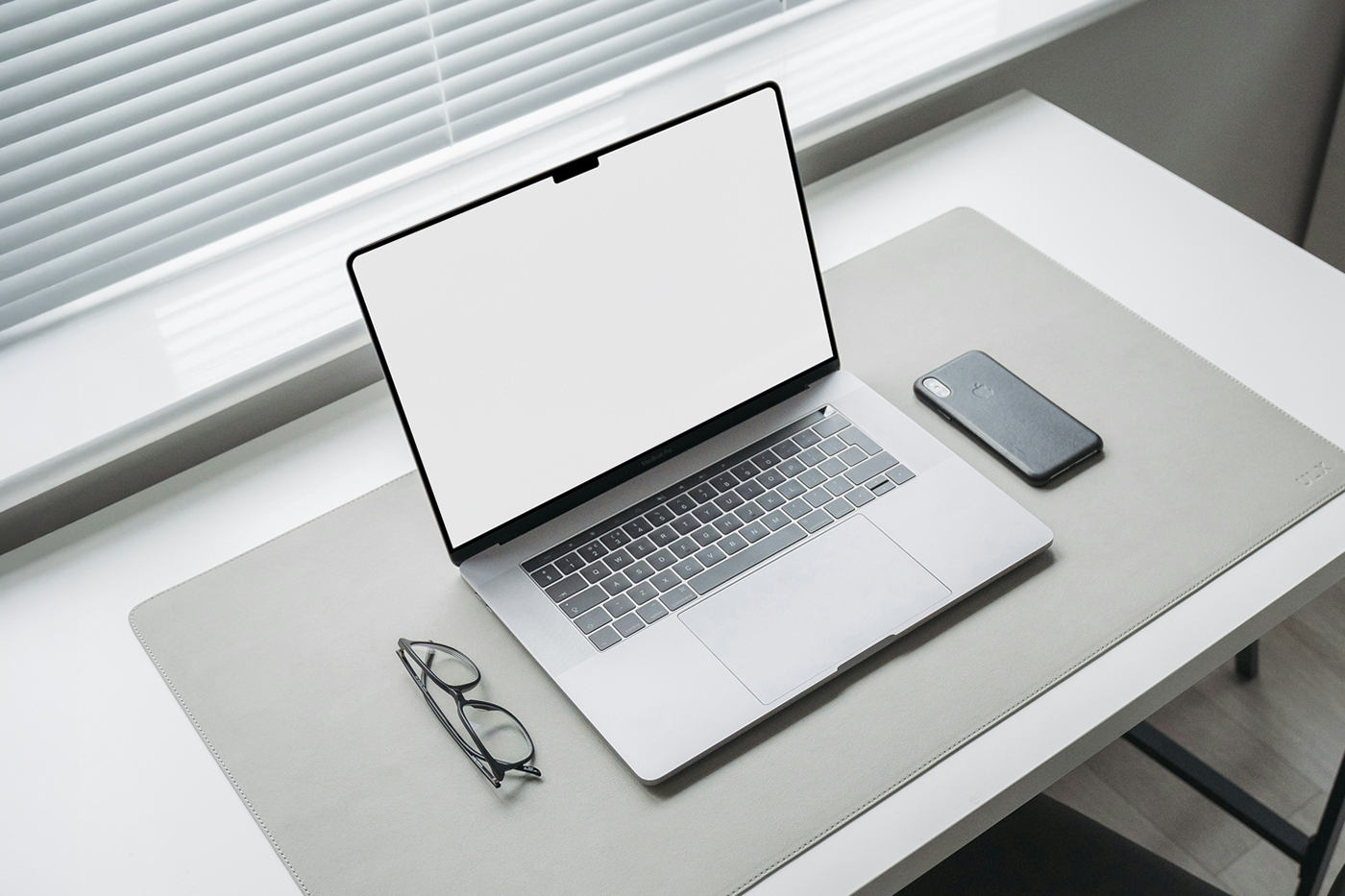 Free Home Office MacBook Pro Mockup — Mr.Mockup