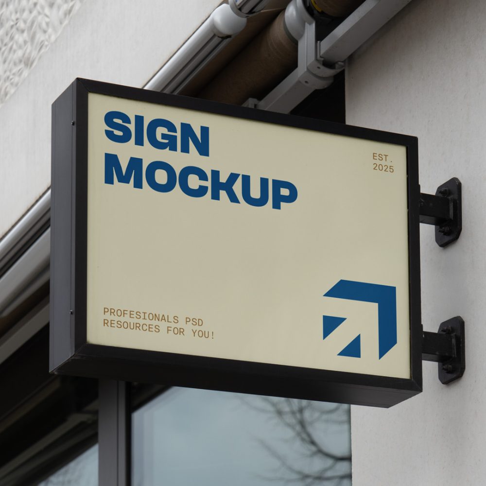Free Sign Mockups — Mr.Mockup | Graphic Design Freebies
