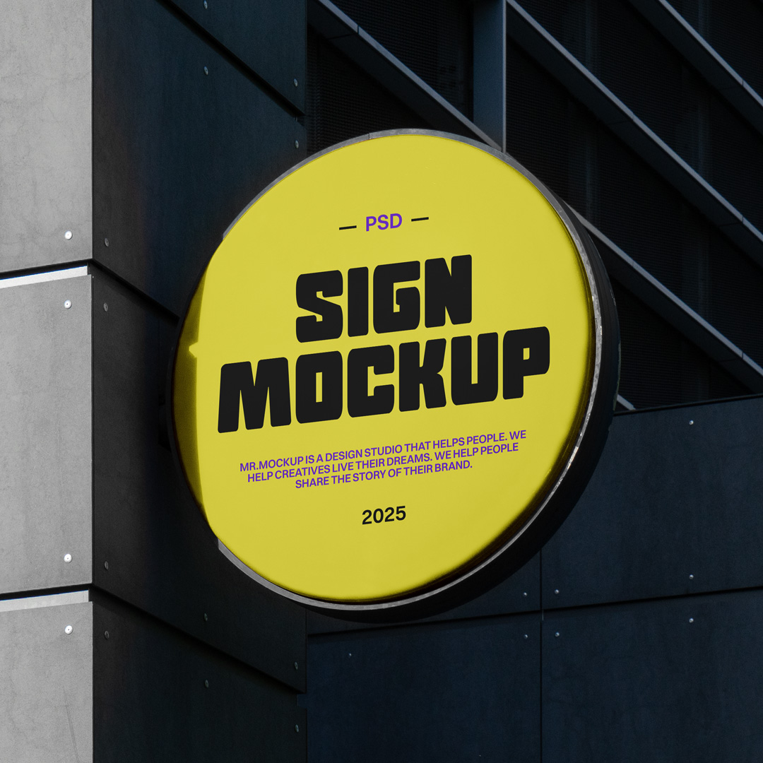 Free Sign Mockups — Mr.Mockup | Graphic Design Freebies