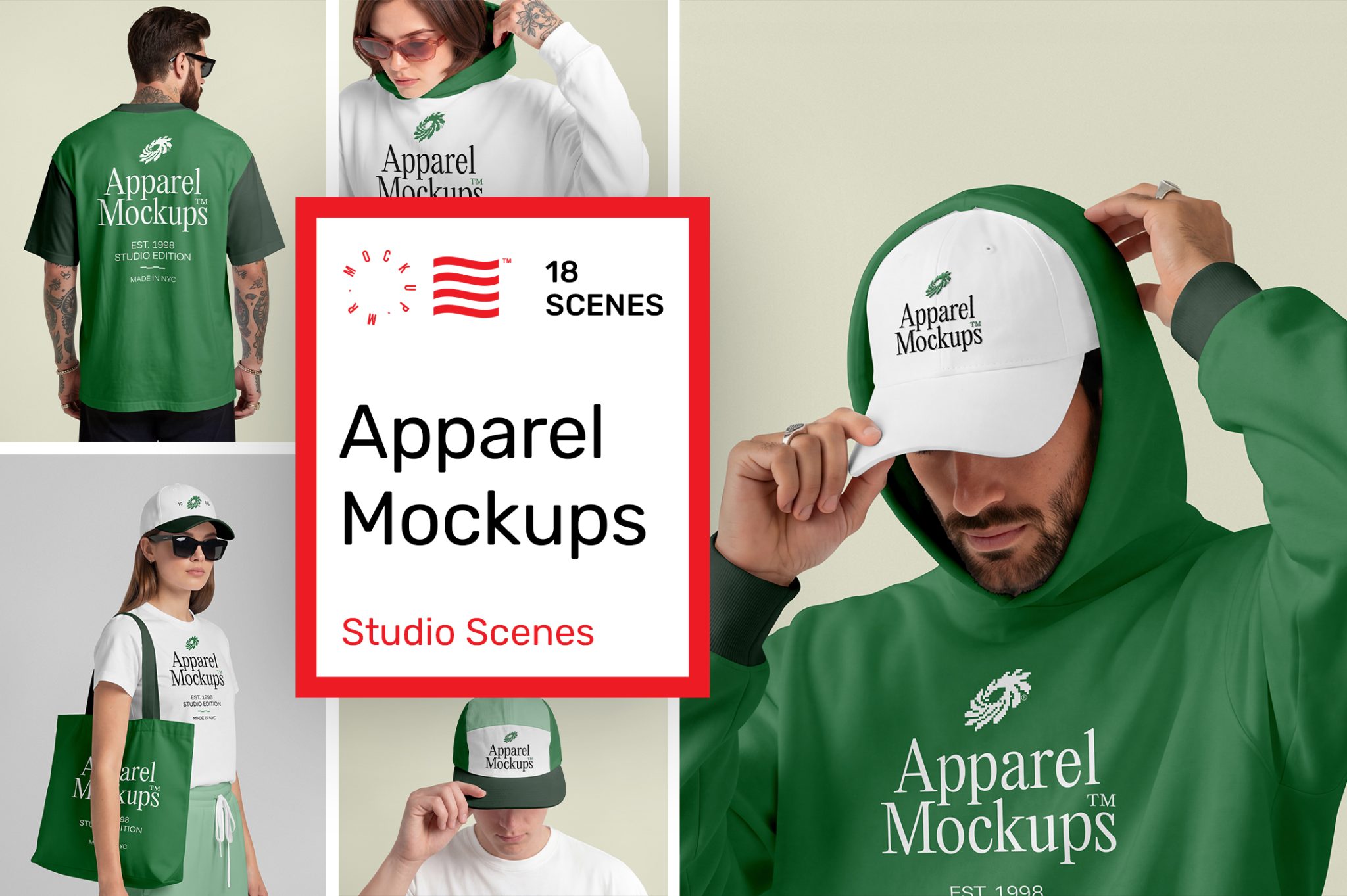 Studio Apparel Mockups — PSD Mockups & Freebies | Mr.Mockup