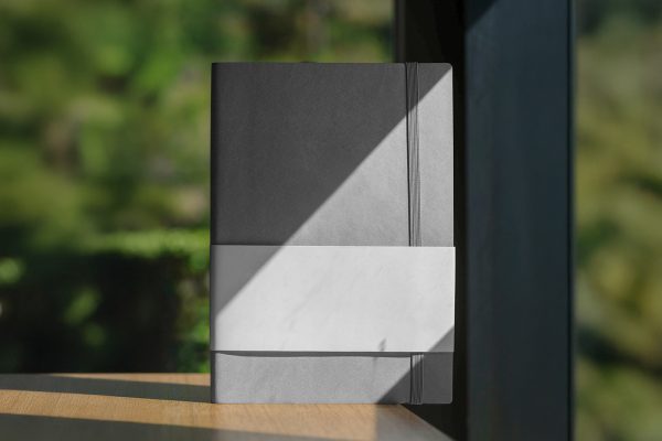 Free Softcover Notebook PSD Mockup — Mr.Mockup