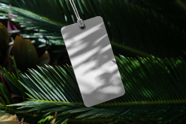 Free Hanging Label PSD Mockup — Mr.Mockup